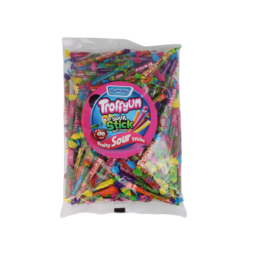 Yummys Soft Candy Toffee Sour Sticks 1kg