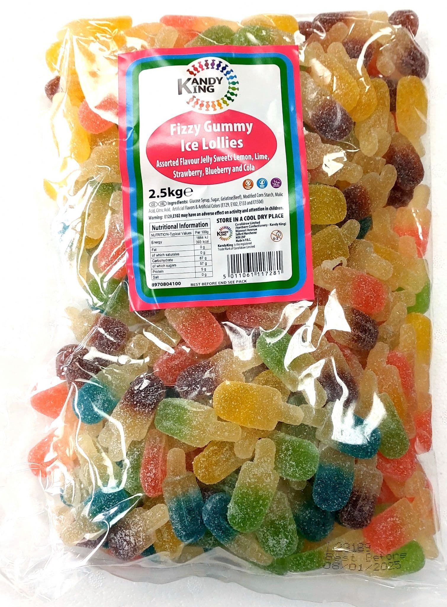 ZED FIZZY ICE-CREAM LOLLIES 2 5kg