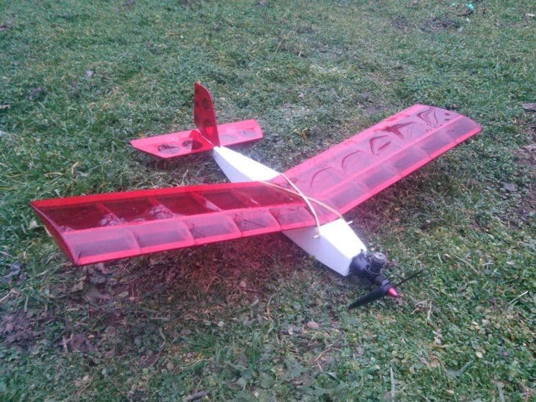 Dipstick fun stick radio control small model aeroplane balsa kit 2 or 3 ...