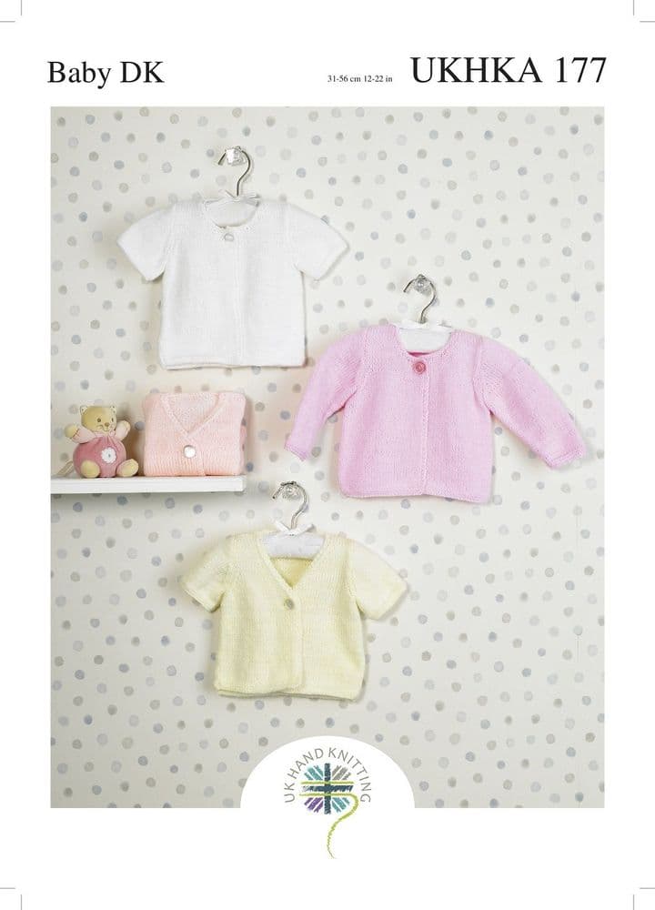 177 UKHKA DK Knitting Pattern - Pk 3