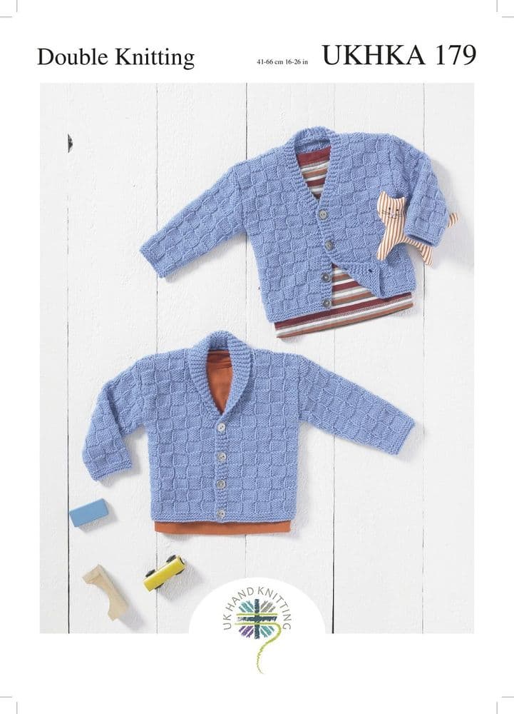 179 UKHKA DK Knitting Pattern - Pk 3