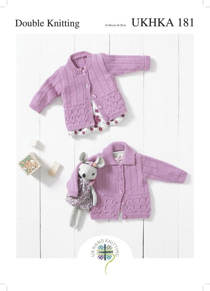 181 UKHKA DK Knitting Pattern - Pk 3