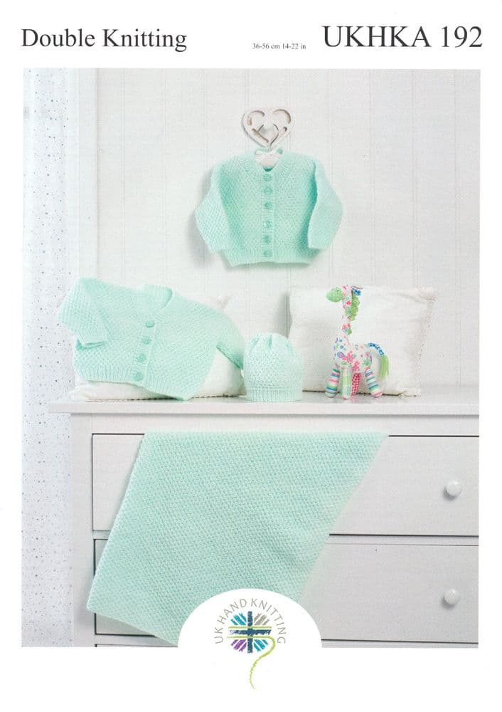 192 UKHKA DK Knitting Pattern - Pk 3