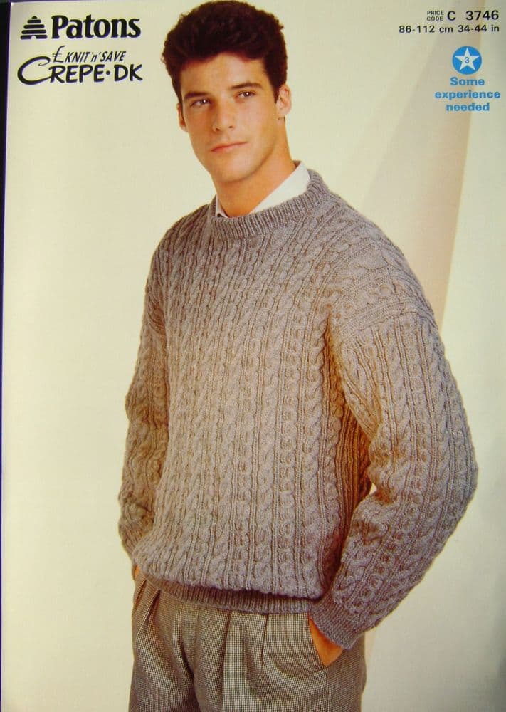 Patons Knitting Pattern 3746