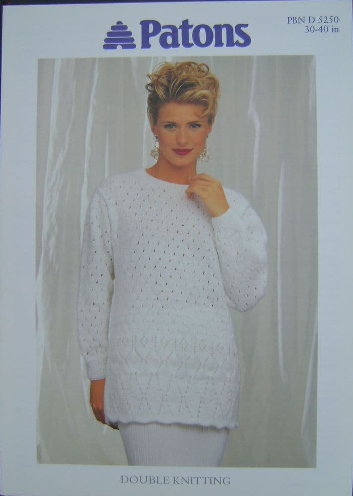 Patons Knitting Pattern 5250