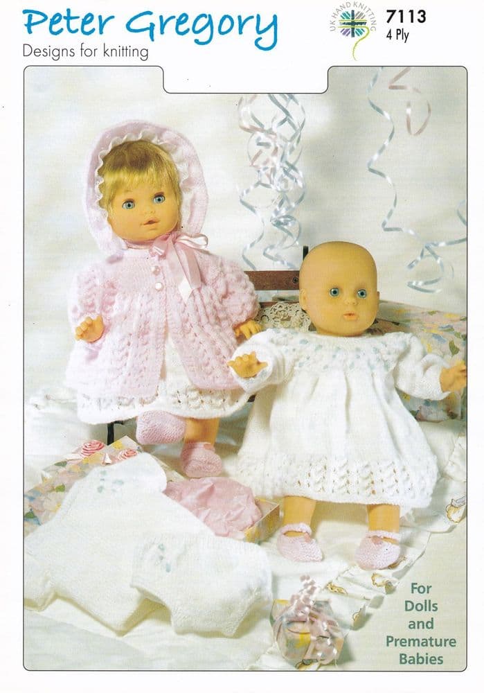 Peter Gregory 4 Ply Knitting Pattern 7113 - Pk 3