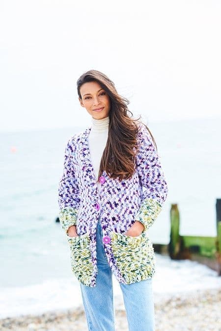 SCP Colour Code Pattern 10032 Cardigans - Pk 5