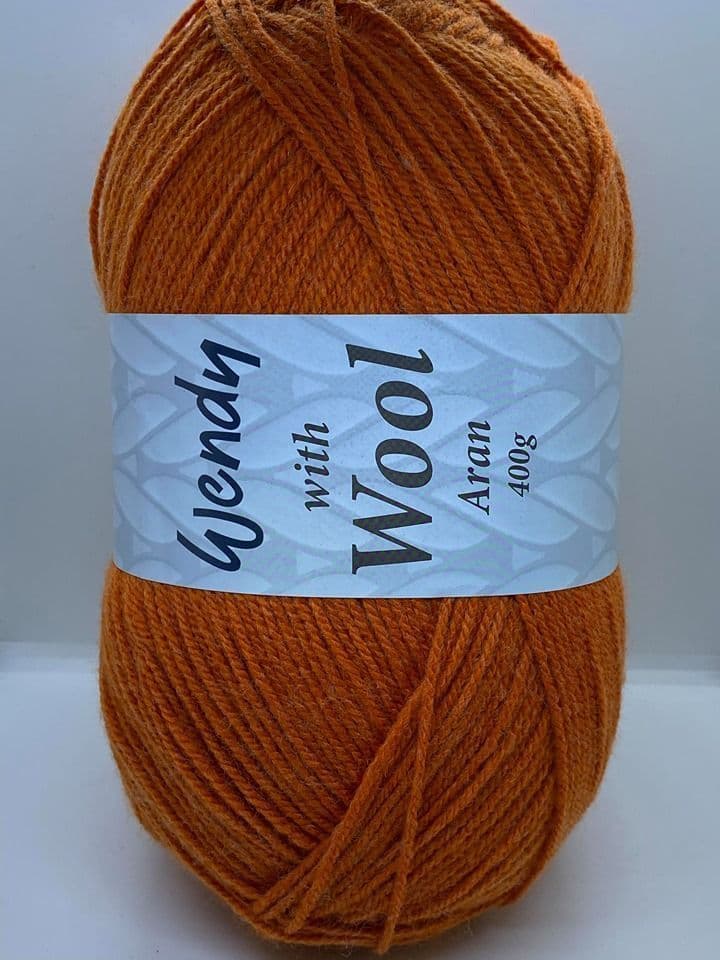 Wendy With Wool Aran 400g - 5507 Kumquat 3 x 400g