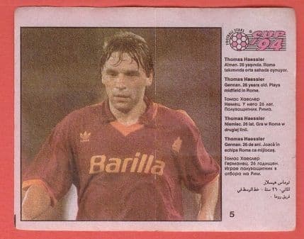 A S Roma Thomas Hassler Germany