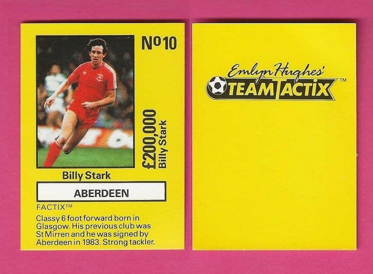 Aberdeen Billy Stark 10 EHTT