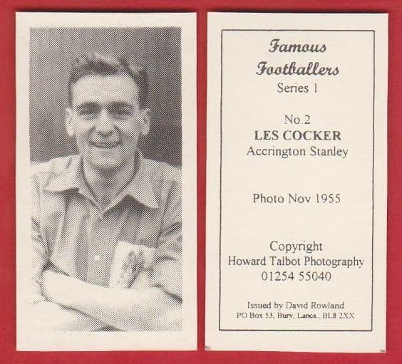 Accrington Stanley Les Cocker