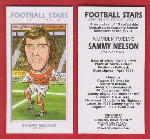 Arsenal Sammy Nelson 12