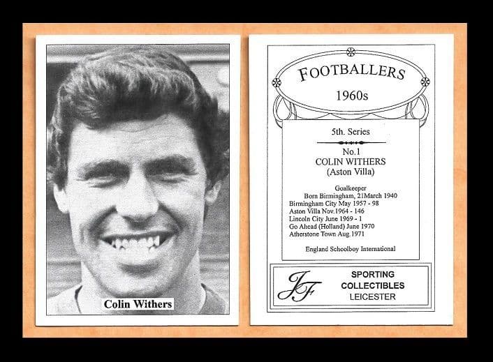 Aston Villa Colin Withers 1 5