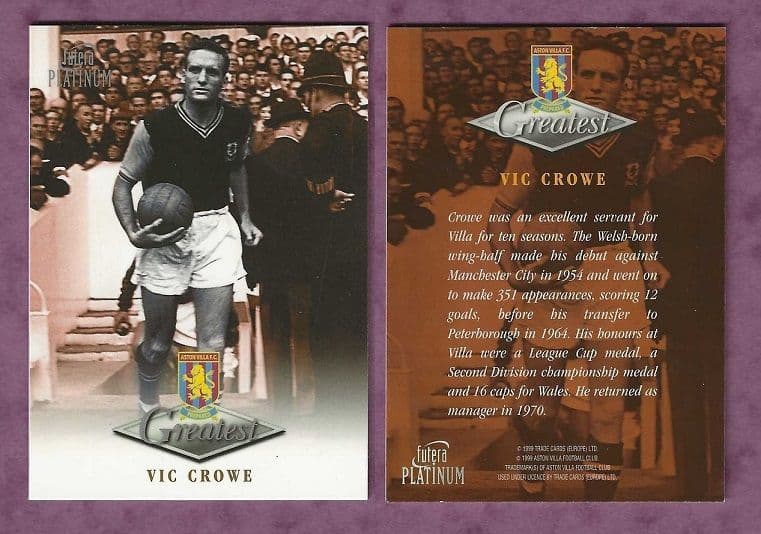 Aston Villa Vic Crowe FAV