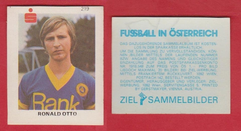 Austria Vienna Ronald Otto 219