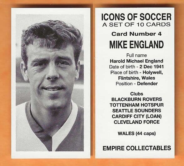 Blackburn Rovers Mike England 4 ECIOS 1