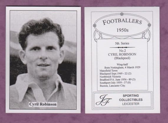 Blackpool Cyril Robinson 2 5