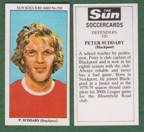 Blackpool Peter Suddaby