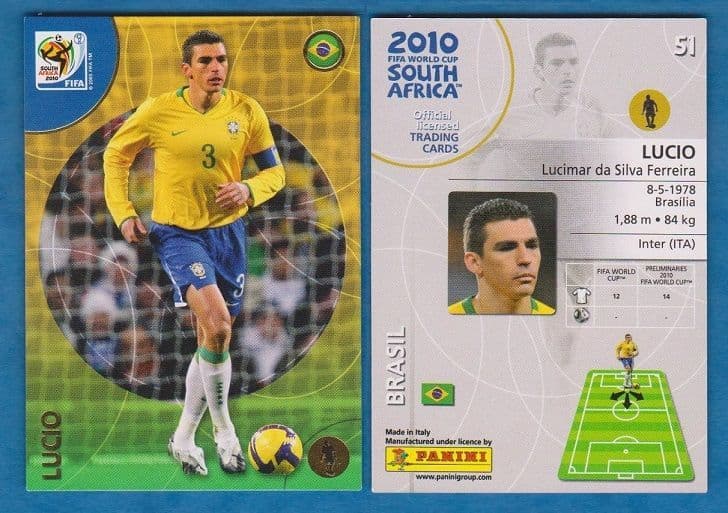 Brazil Lucio Inter Milan