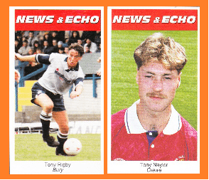 Bury Tony Rigby Crewe Alexandra Tony Naylor