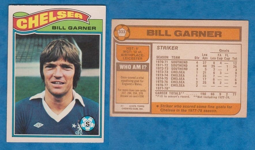 Chelsea Bill Garner 333