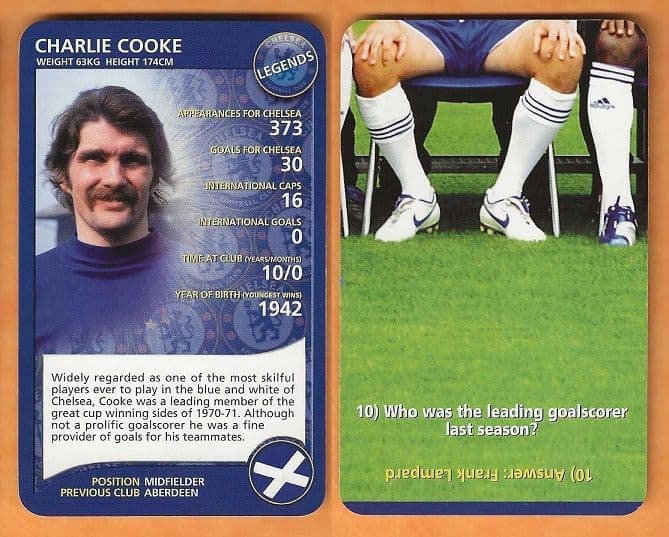 Chelsea Charlie Cooke Legend 2007
