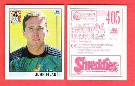 Coventry City John Filan 405