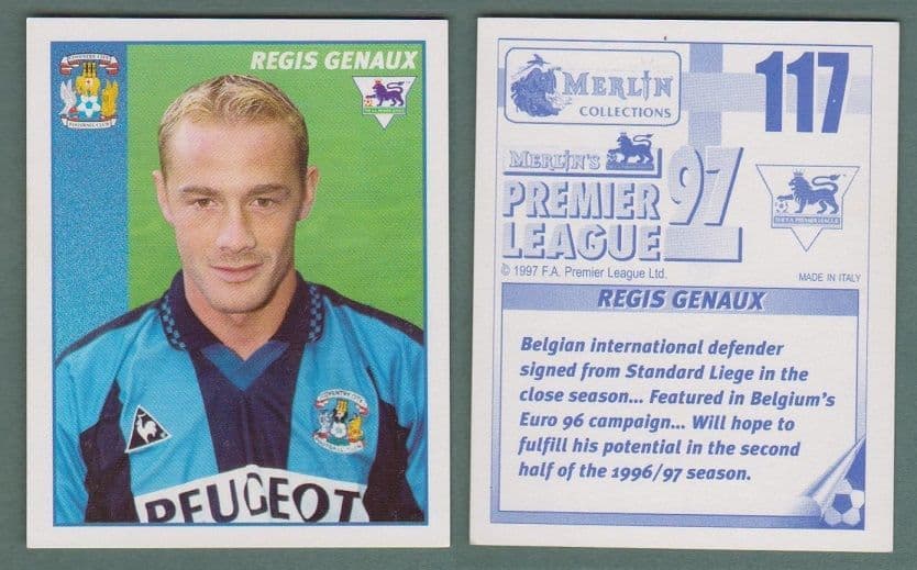 Coventry City Regis Genaux 117