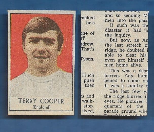England Terry Cooper Leeds United 1970