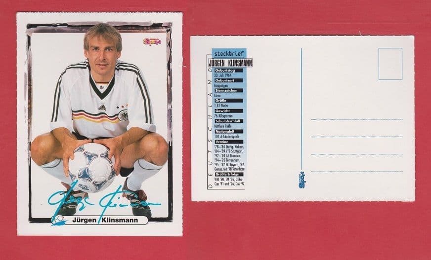 Germany Jurgen Klinsmann Tottenham Hotspur pc