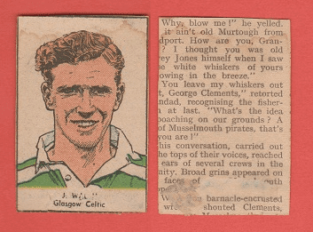 Glasgow Celtic Jimmy Walsh 1954 D