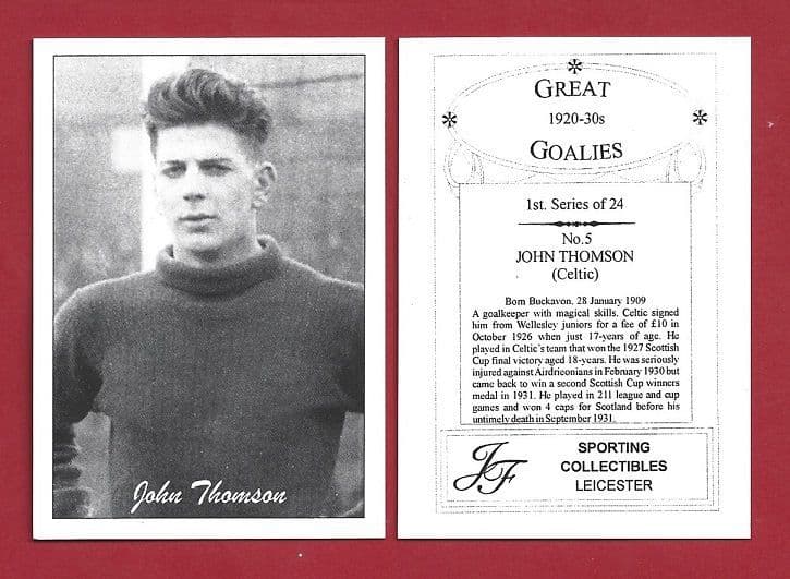 Glasgow Celtic John Thomson 5 1