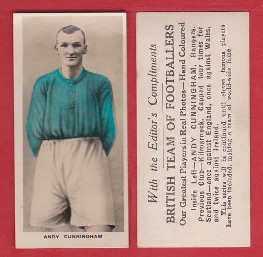 Glasgow Rangers Andy Cunningham Scotland