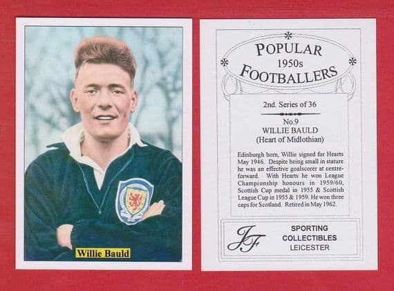 Hearts of Midlothian Willie Bauld Scotland 9