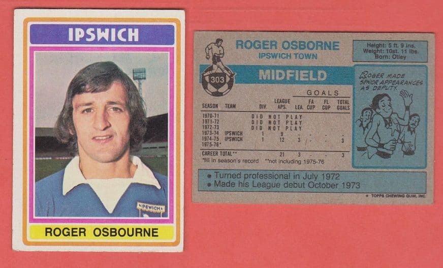 Ipswich Town Roger Osborne 303