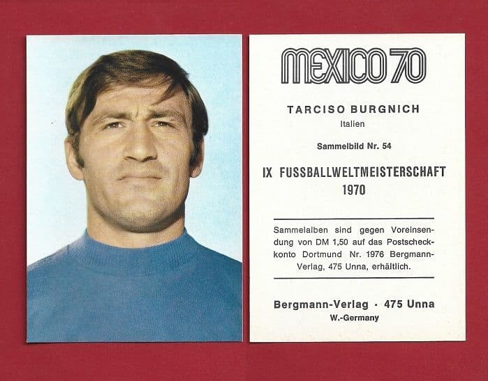 Italy Tarcisio Burgnich 54