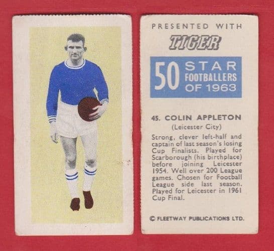 Leicester City Colin Appleton 45