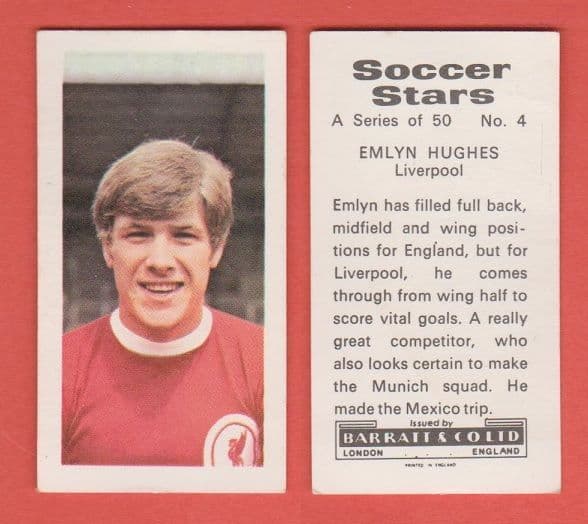 Liverpool Emlyn Hughes England