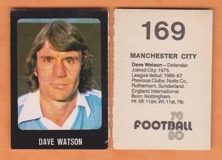 Manchester City Dave Watson 169