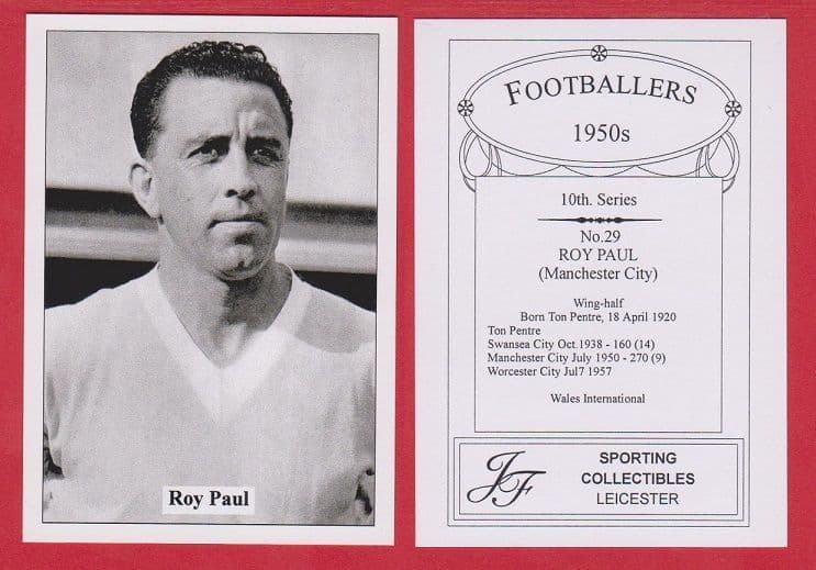 Manchester City Roy Paul 29 10