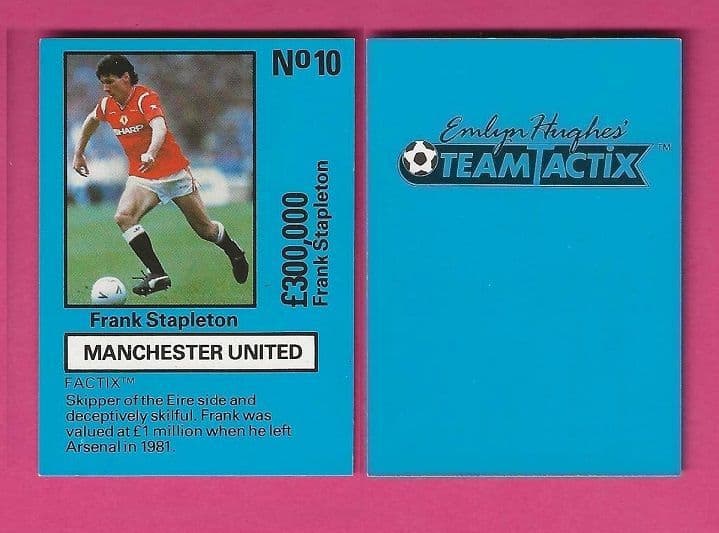 Manchester United Frank Stapleton 10 EHTT