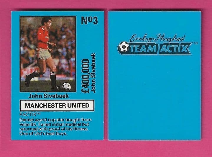 Manchester United John Sivebaek 3 EHTT