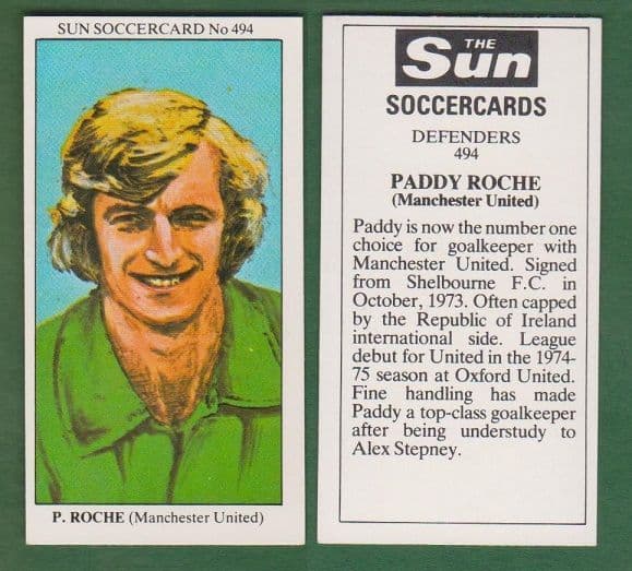 Manchester United Paddy Roche 494