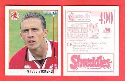 Midddlesbrough Steve Vickers 490