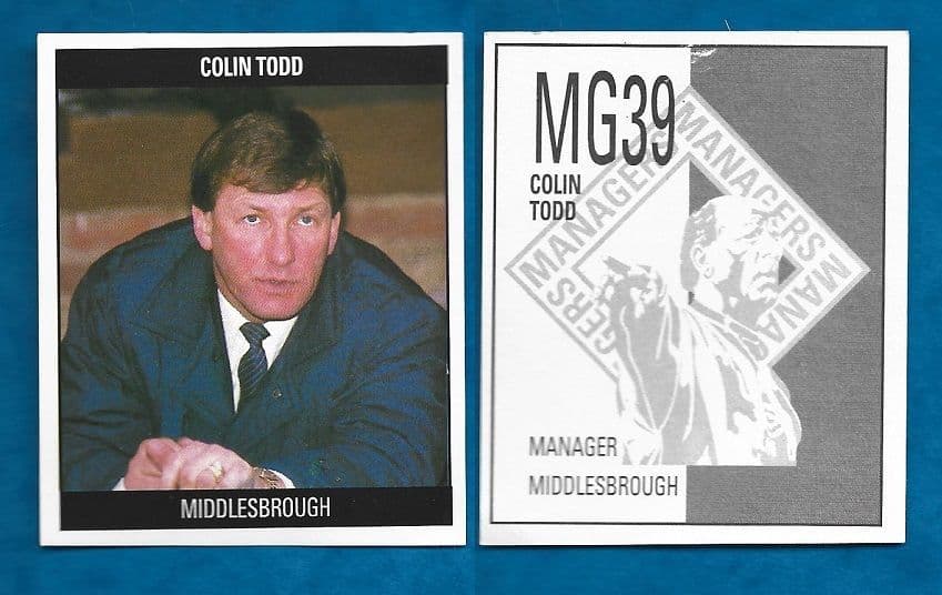 Middlesbrough Colin Todd MG39