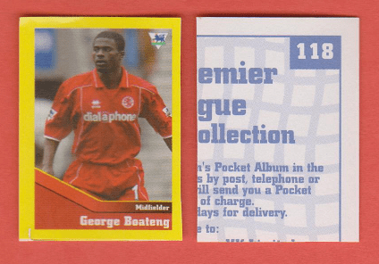 Middlesbrough George Boateng 118 BTR