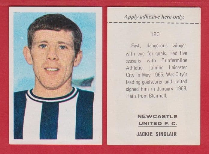 Newcastle United Jackie Sinclair 180