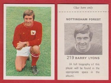 Nottingham Forest Barry Lyons