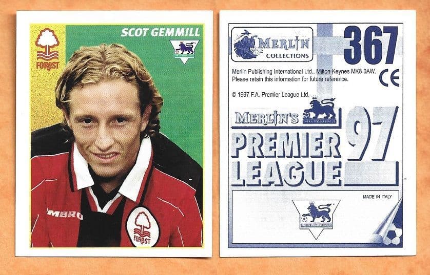 Nottingham Forest Scott Gemmill 367 K