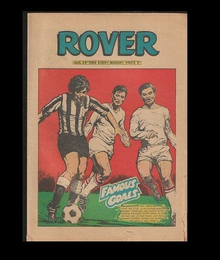 Rover Comic Newcastle United v Ujpest Dosza Alan Foggon August 23rd 1969